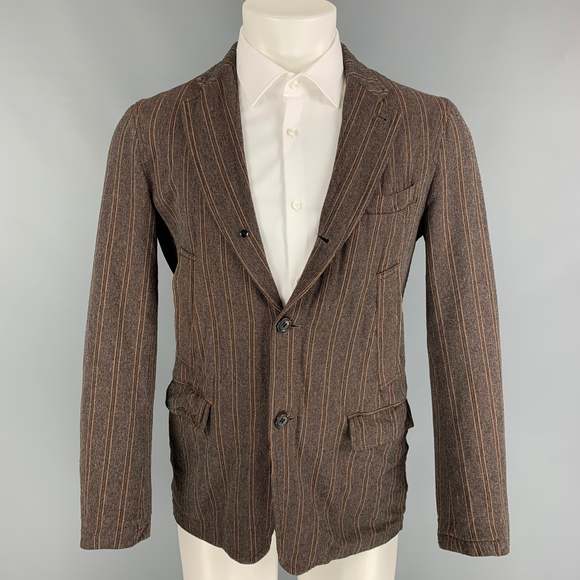 Comme des Garcons | Suits & Blazers | Comme Des Garcons Brown Stripe ...